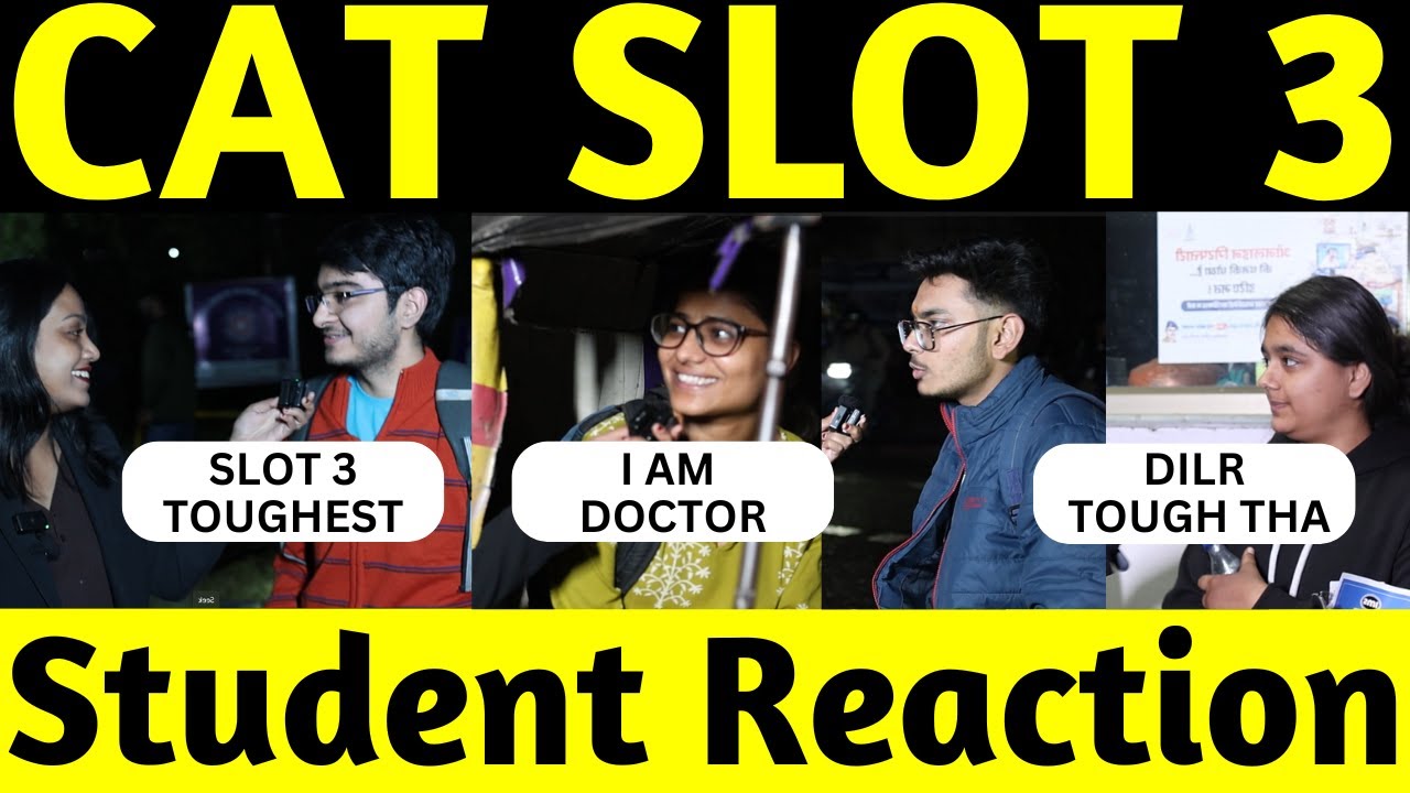 CAT Slot 3 Student Review || CAT 2024 Analysis || CAT Slot 3 Student ...