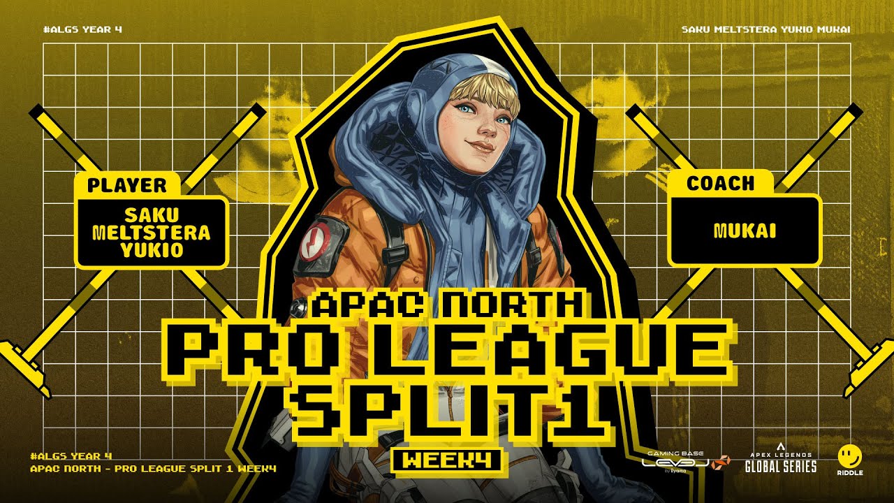 WEEK4 ALGS YEAR4 - APAC North - Pro League Split 1 【APEX/RIDDLE ORDER】 - YouTube