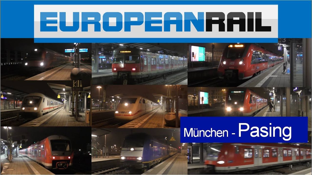 #München2019 Deutsche Bahn, Alex, OBB Railjet Trains - München-Pasing ...