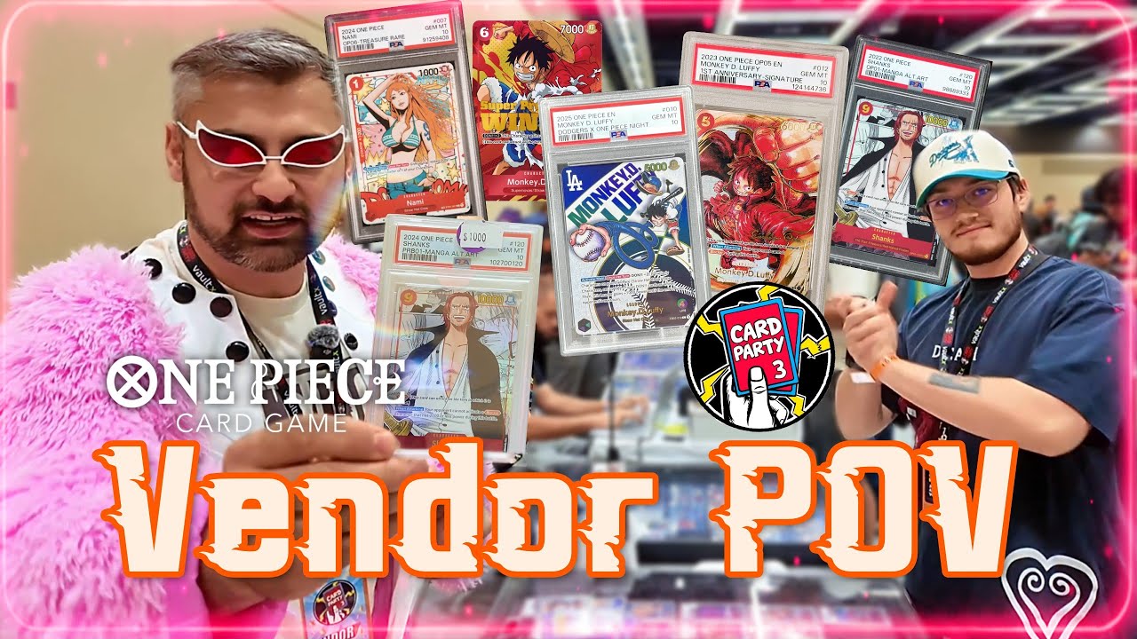CARD PARTY SEATTLE | ONE PIECE CRASHES POKEMON PARTY! - YouTube
