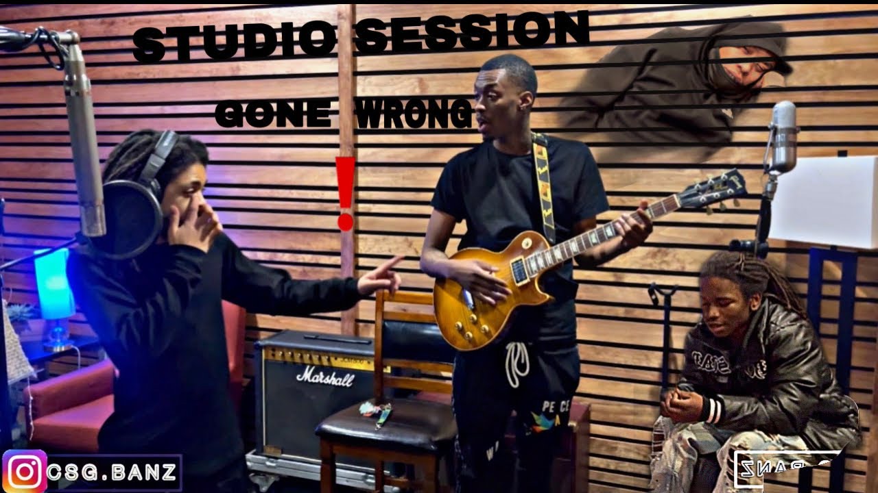STUDIO SESSION GONE WRONG ️ft. BGG & @drebanz317 #trending #vlog #artist - YouTube
