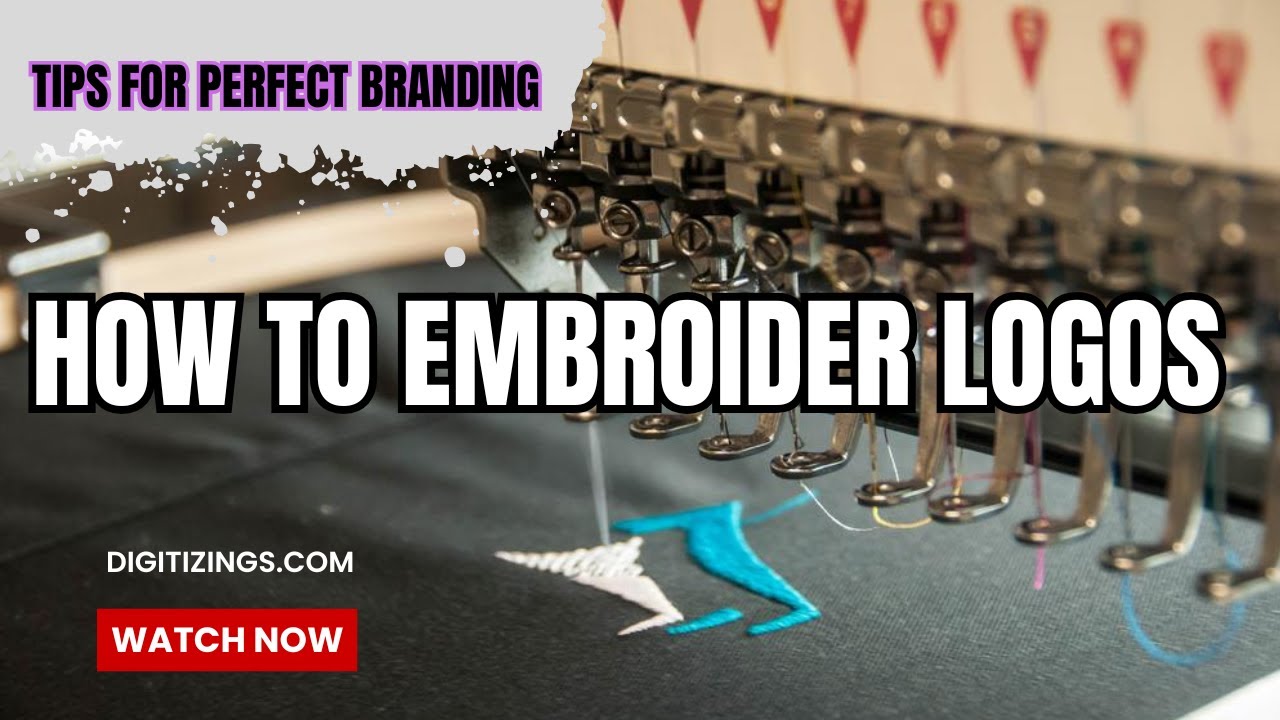 How to Embroider Logos Tips for Perfect Branding #machineembroidery # ...