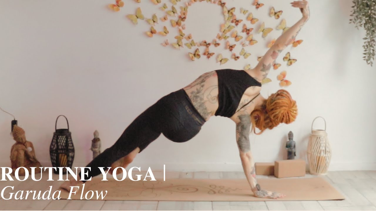 YOGA ROUTINE | Garuda Flow - YouTube