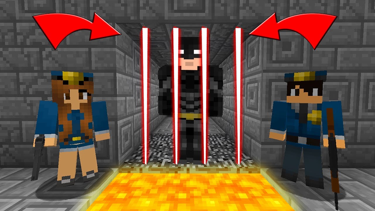 BATMAN FOI PRESO! (MINECRAFT PRISON ESCAPE!) - YouTube