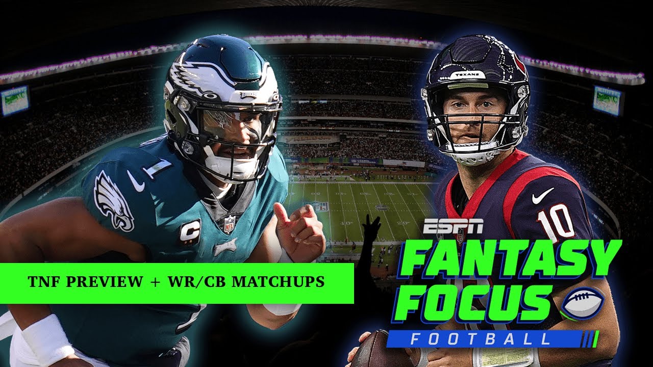 TNF Preview, Best WR/CB match-ups, Squirrel Stock and Adam Schefter ...