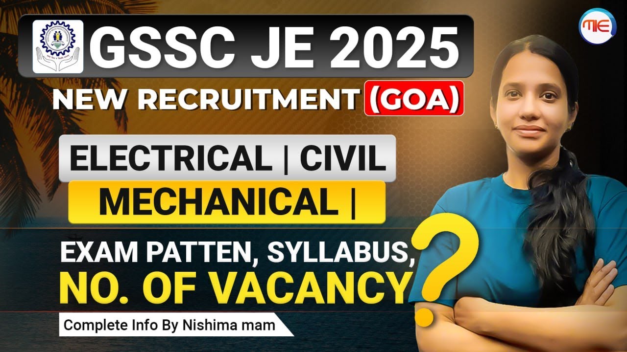GOA Staff Selection Commission 2025 | CIVIL, Mechanical, Electrical ...