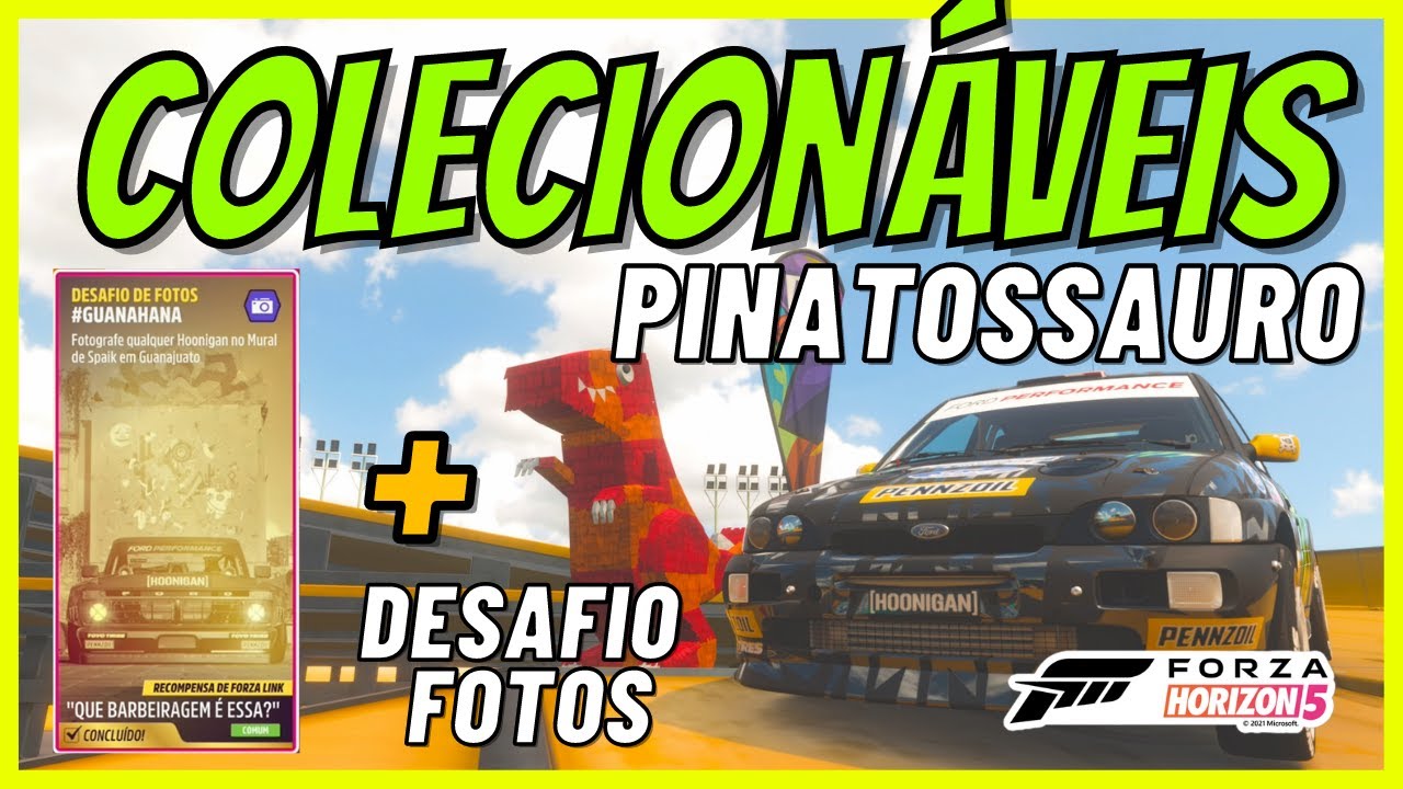 COLECIONÁVEIS PINATOSSAURO FORZA HORIZON 5 #fh5 #forzahorizon5 #forza5 ...