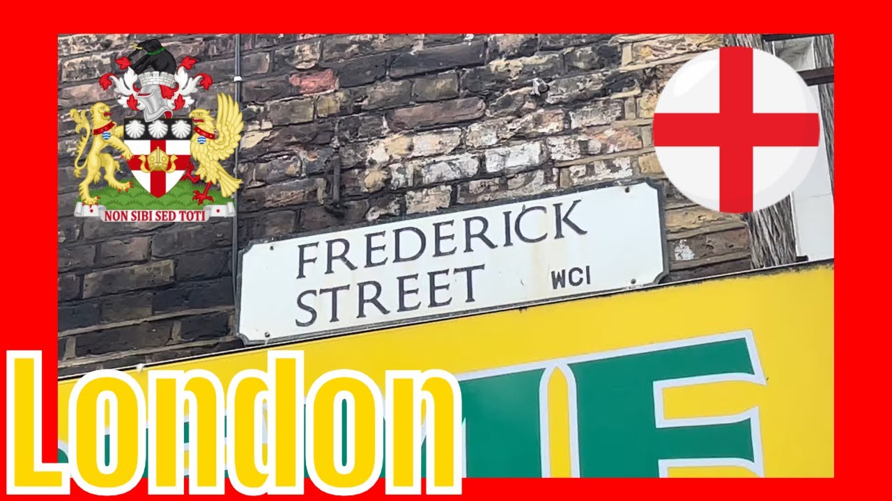 Frederick Street, London, WC1, Camden, London Walking Tour - London ...