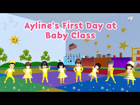 Celand Throwback Vlog | Baby Ayline's First Day at Baby Class | Sakura School Simulator