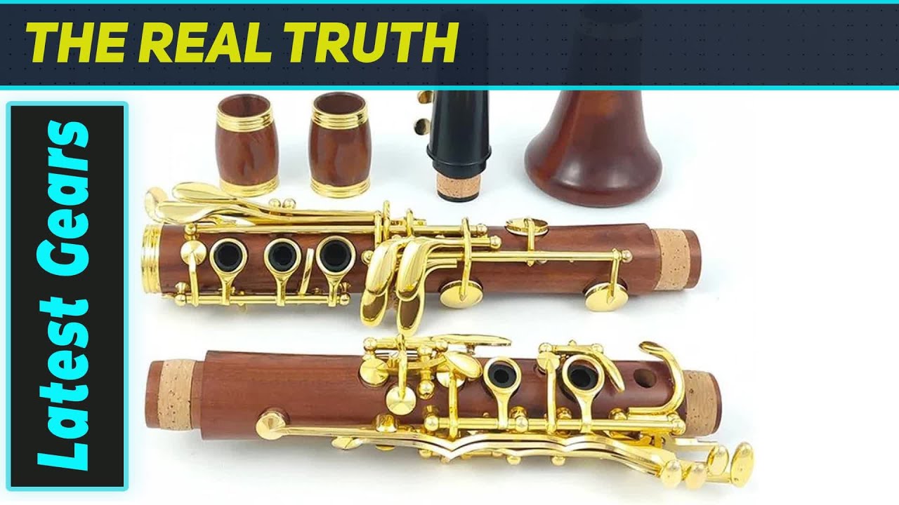 MJRQWS Rosewood C Clarinet: Gold Keys, Amazing Tone for Orchestra ...