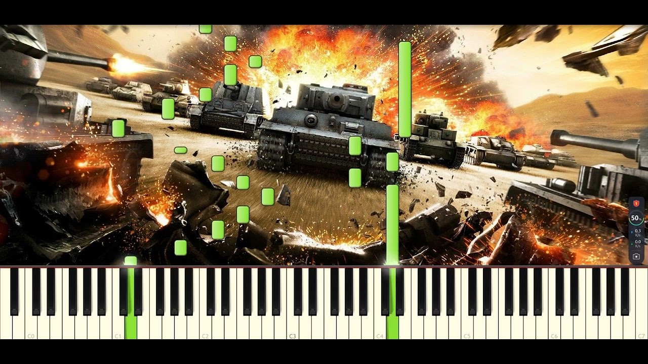 World Of Tanks-Old Version Battle music (piano over) - YouTube