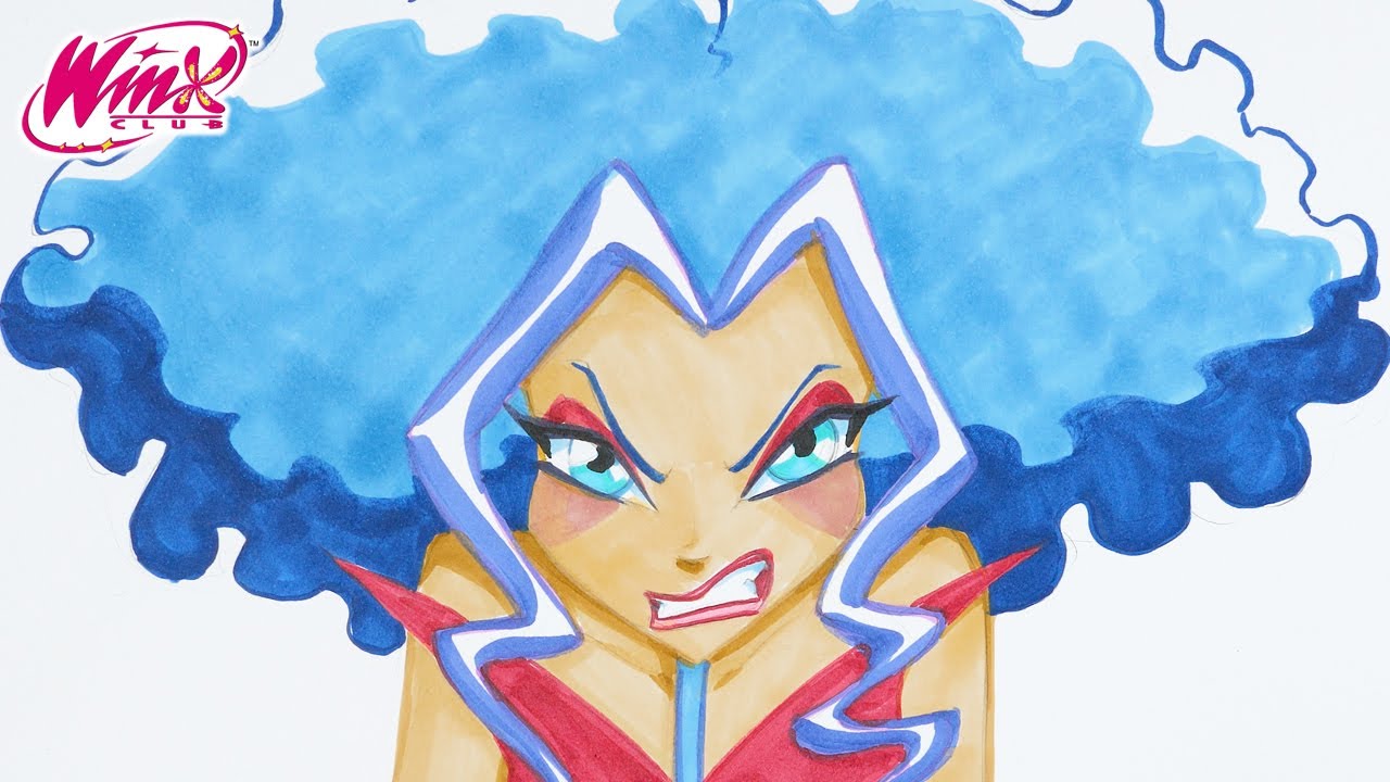 Winx Club - Draw and colour Stormy! - YouTube