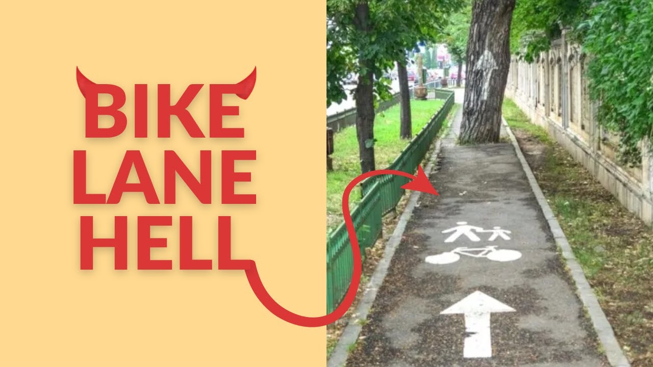 13 WORST Bike Lanes in the World - YouTube