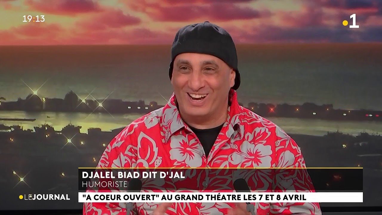 Invité du journal : l'humoriste #Djael Biad dit D'jal - YouTube
