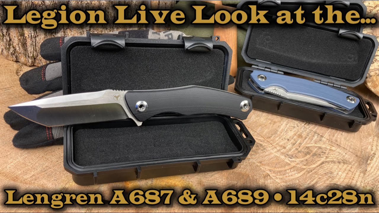 Legion Live Look at the Lengren A687 & the A689 Flipper Folder in ...