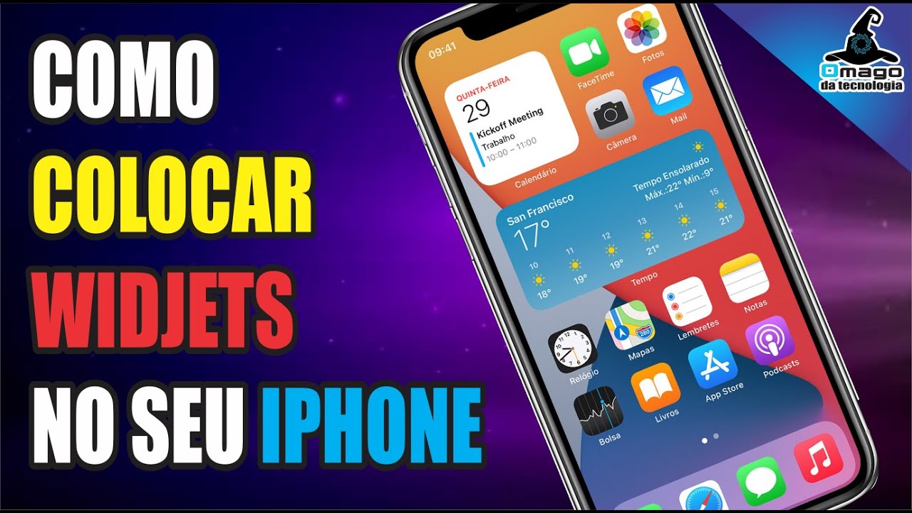 COMO COLOCAR WIDJET NO SEU IPHONE !! FÁCIL E RÁPIDO!! - YouTube