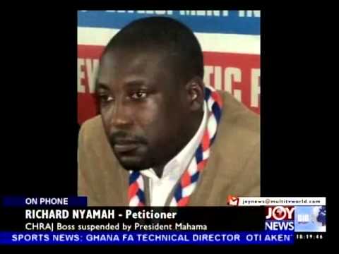 President Mahama Suspends CHRAJ Boss - Today's Big Story on Joy News ...