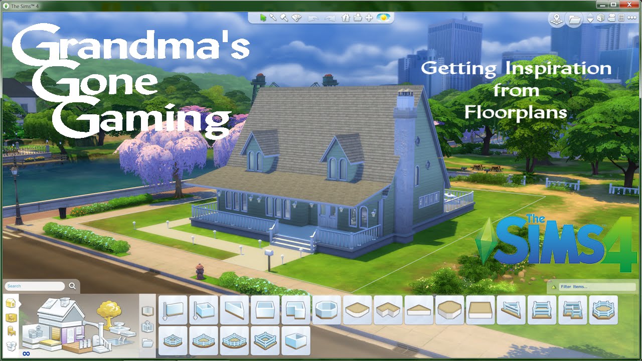 TS4 Tutorial--Getting Inspiration from Floorplans - YouTube