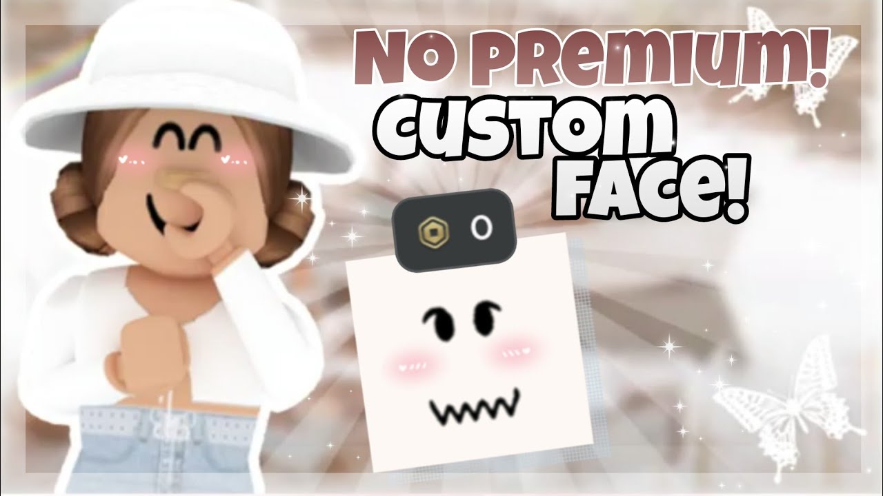 How to make your own face and upload it to Roblox without premium ...
