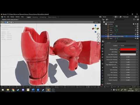 Blender Procedural Armour Texture (Free)