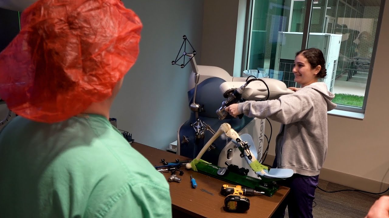 CTE Students Robotic Arm Demonstration - YouTube