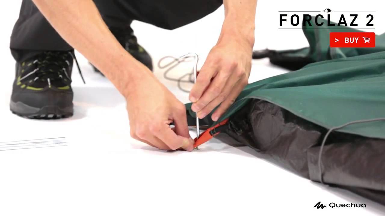 Como montar a barraca Forclaz 2 Quechua - Exclusividade Decathlon - YouTube