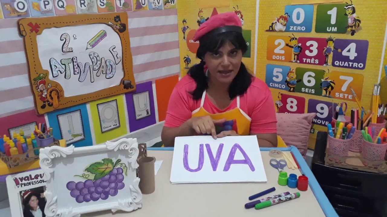 Atividade da Páscoa (uva)- com material reciclado- videoaula educação ...