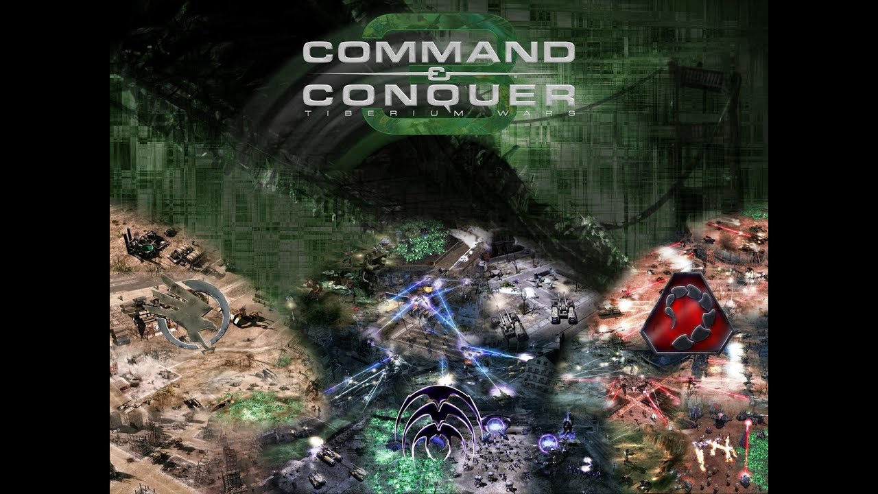 C&C Tiberium Wars: Gefecht (GDI u NOD vs Scrin 3vs3) - YouTube