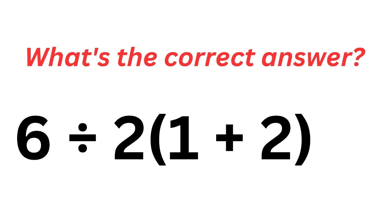 Can You Solve The Internet's Most Peculiar Math Problem? - YouTube
