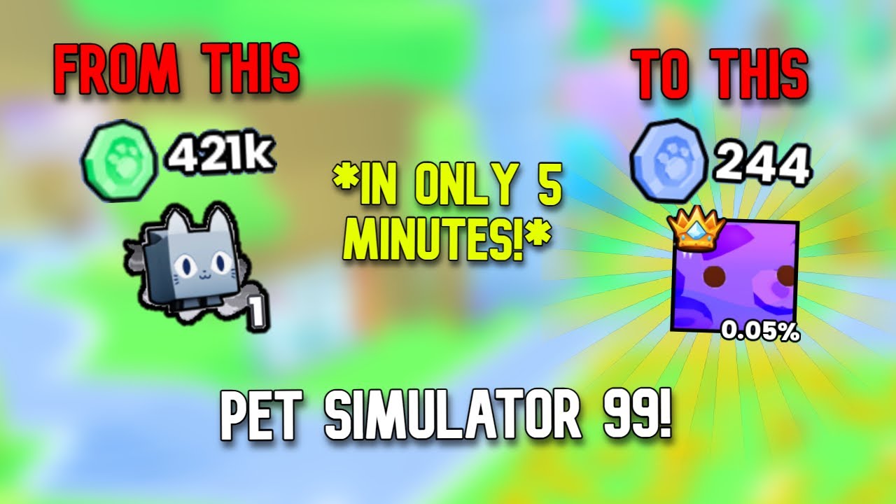 BEST Way To Get Money Quickly In Pet Simulator 99 Roblox - YouTube