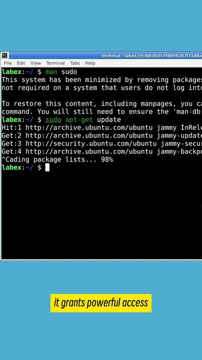 Practice Linux Commands 19 - sudo #commandline #linuxcommands #linux #learnlinux - YouTube