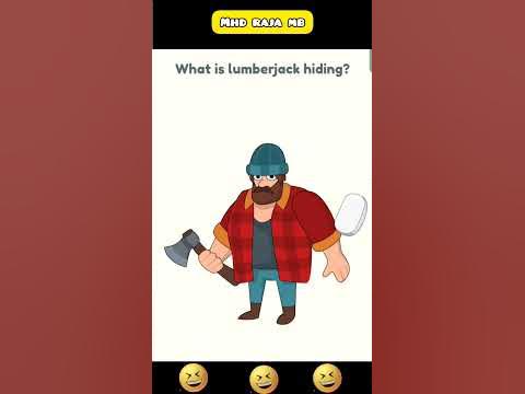 What is lumberjack hiding | best funny games mobile Android Ios #shorts - YouTube
