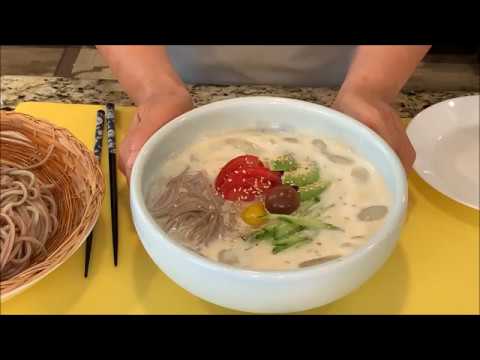 콩국수[콩껍질과 영양분을 그대로 사용한 고소한 Kong gugsu] - CalBap#54 - YouTube