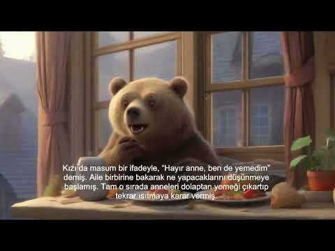 Ayı ve Yemek Sevgisi Masalı | Türkçe Masal Dinle - Oku