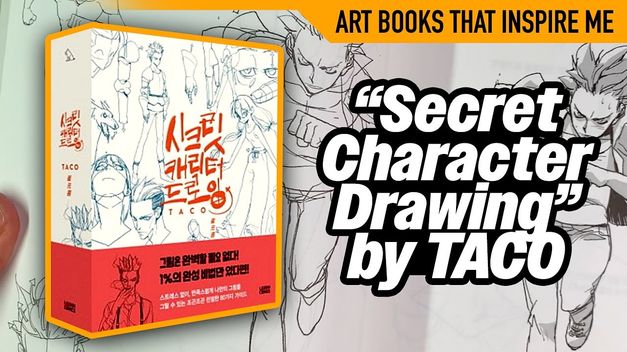 Secret Character Drawing by TACO | Art Books that Inspire Me - YouTube