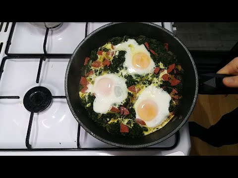 YUMURTALI PAZI KAVURMASI TARİFİ.Birde bu tarifi deneyin Lezzet Garantili Roasted chard with eggs