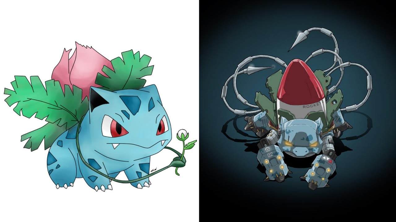 POKEMON CHARACTERS IN THEIR HORROR ROBOTIC FORM - YouTube