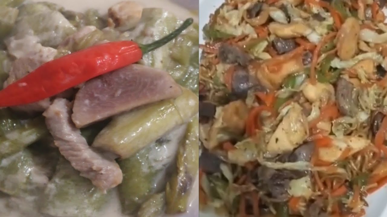 How to cook Ginataang gabi and Pancit Ilokano |Simply Ghie - YouTube