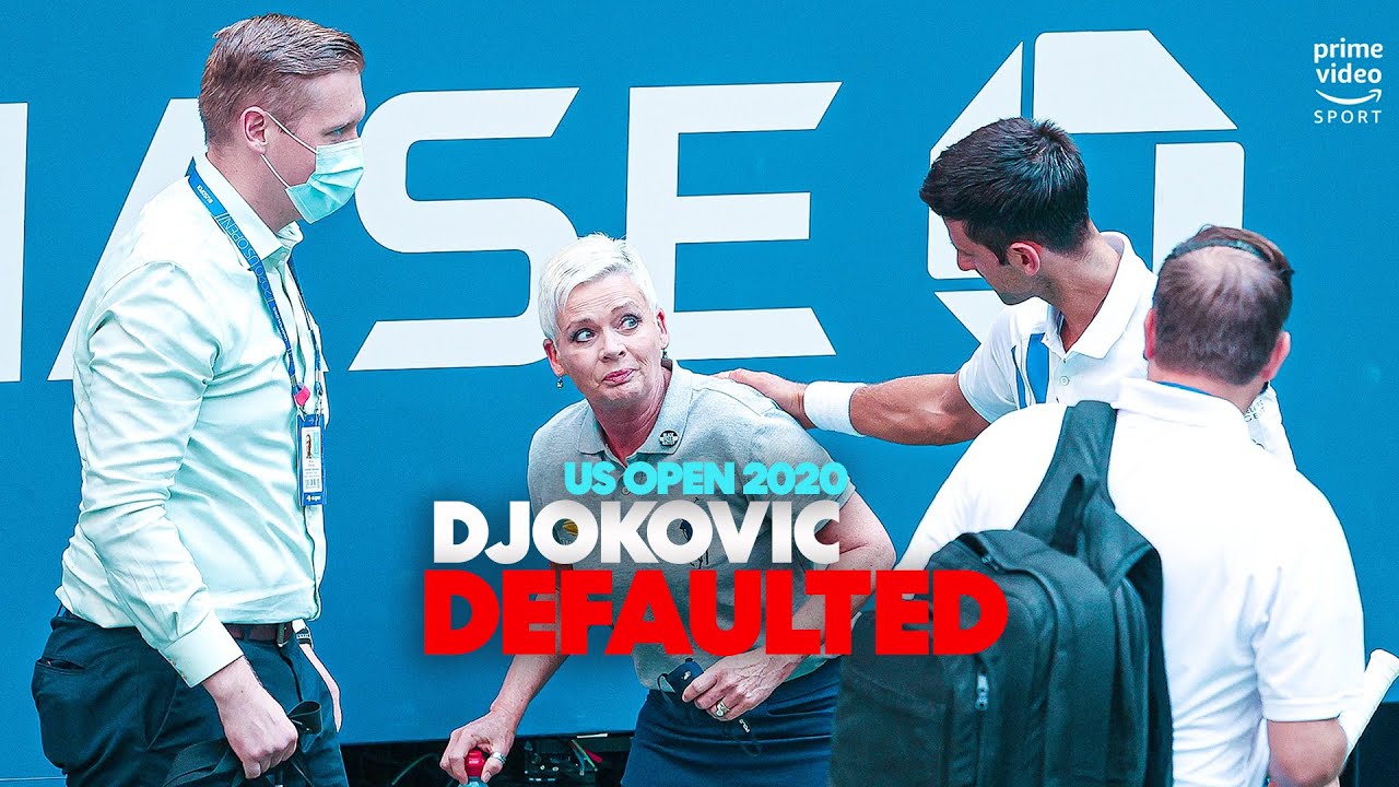 Novak Djokovic is Defaulted at the US Open! | Clip & Reaction - YouTube