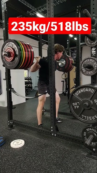 235kg/518lbs No No No Squat @93kg - YouTube