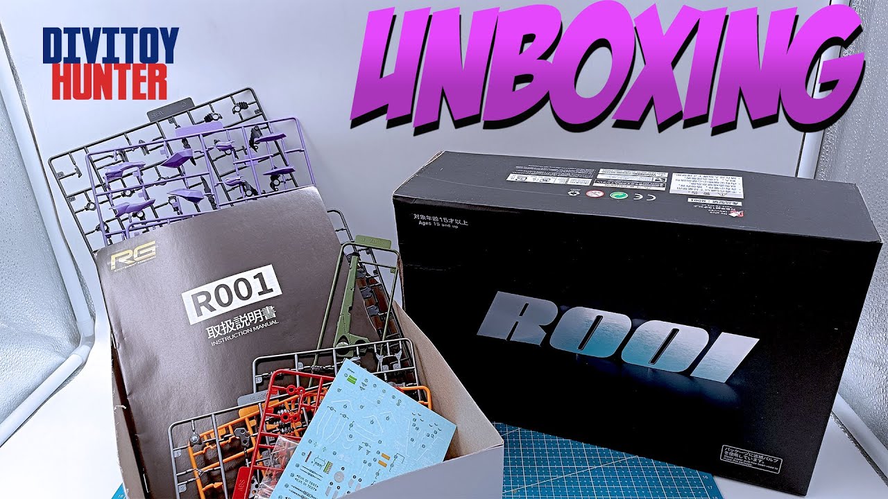 UNBOXING EVANGELION UNIT-01 K.O. RG 1/144 MAI GAO - YouTube