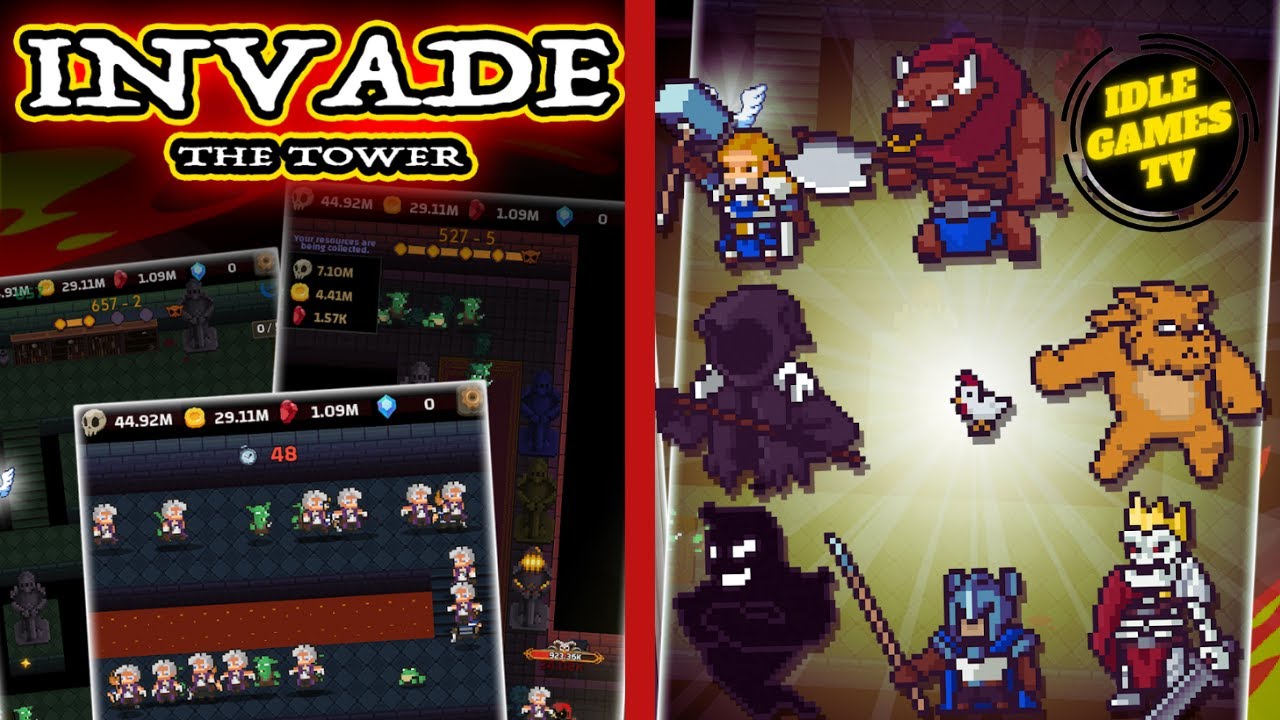 Idle Towers & Creeps Game Review and tips - YouTube