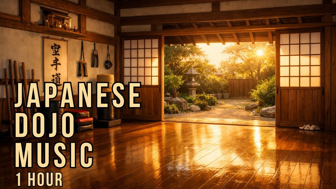 Japanese Dojo Music – 1 Hour | Relaxing Music for Focus & Meditation ...