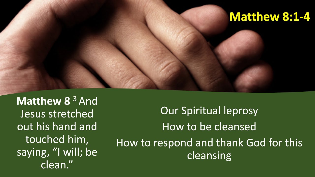 19 January 2025 (11:00) | Thomas Dreyer | The Healing | Matthew 8:1-4 ...