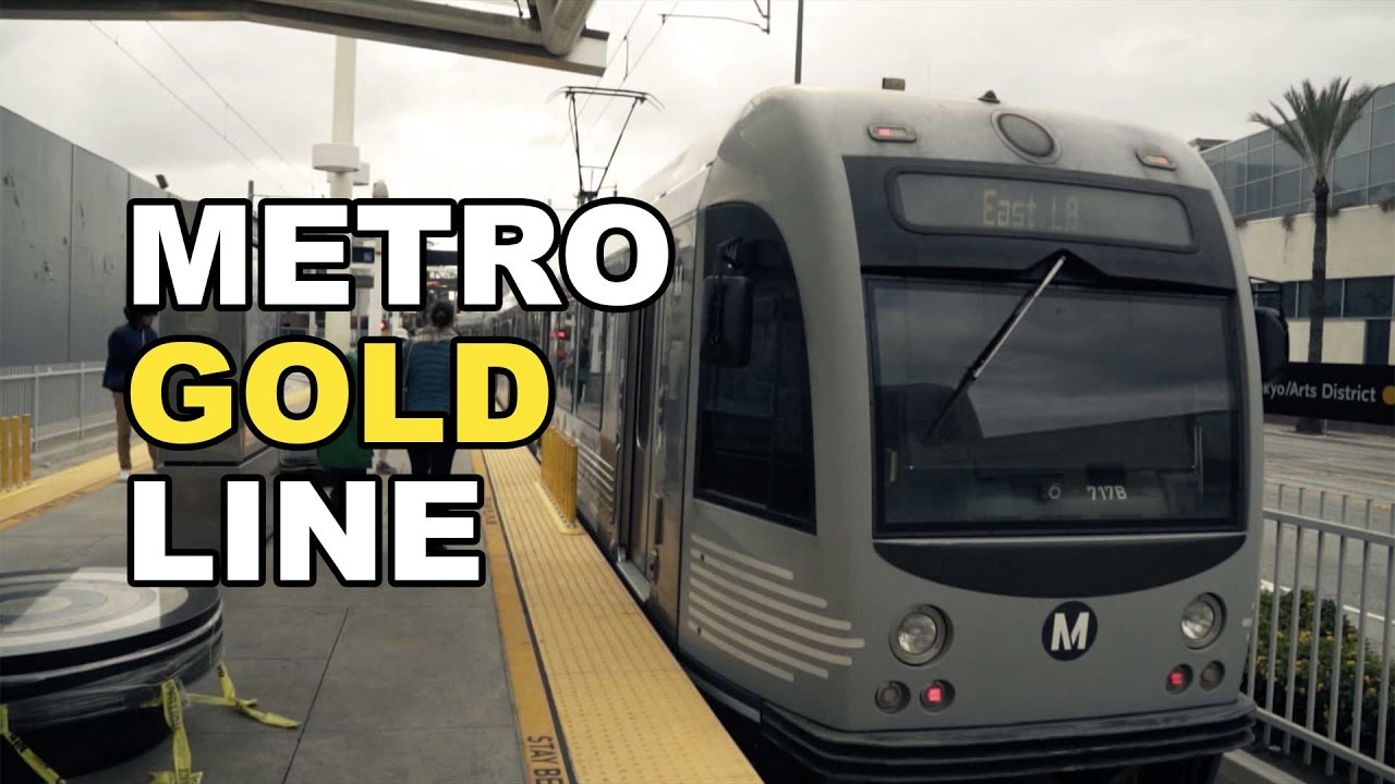 Pasadena to Little Tokyo - Metro Gold Line - YouTube