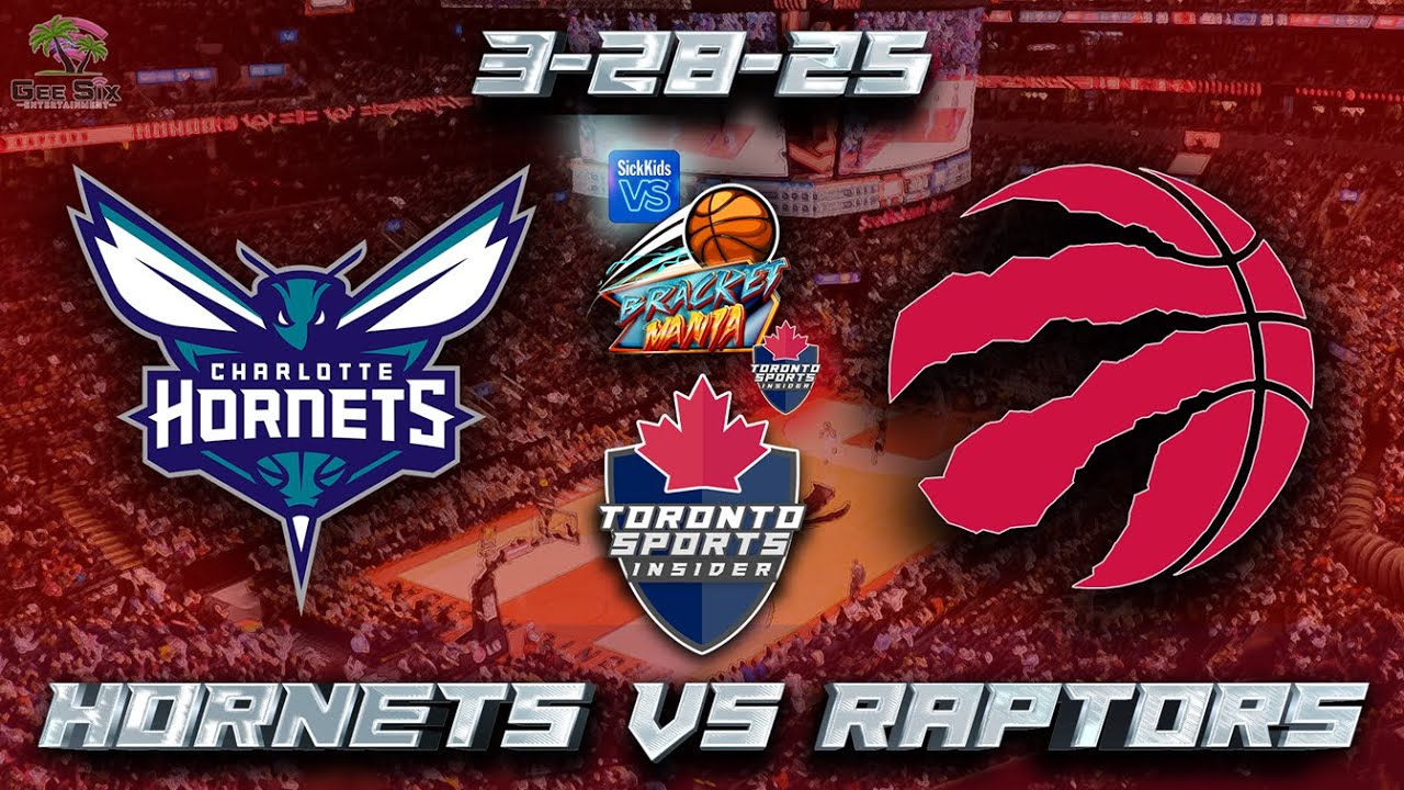 3-28-25 Charlotte Hornets vs Toronto Raptors Game Audio | NBA LIVE ...