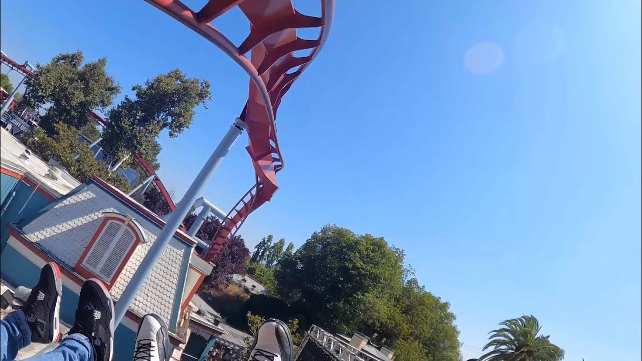 Flight Deck INTENSE Inverted Roller Coaster 4K POV! | California’s ...