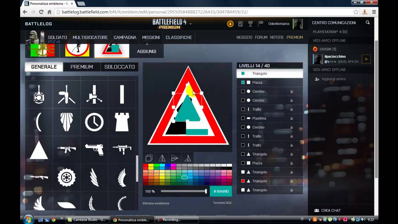 BATTLEFIELD 4|| Come creare l'emblema (ita) - YouTube