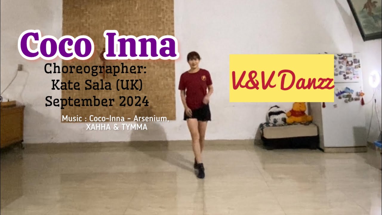 Coco Inna - Line Dance (Choreo : Kate Sala) - YouTube