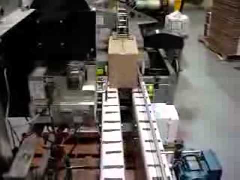 Videojet Label printing applicator avi - YouTube